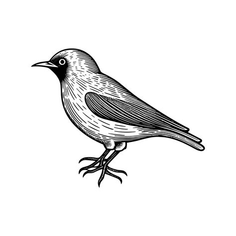 Premium Vector Hand Drawn Brid Outline Illustration