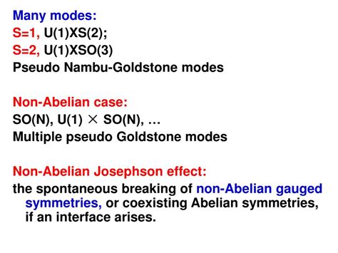 Ppt Non Abelian Josephson Effect Powerpoint Presentation Free