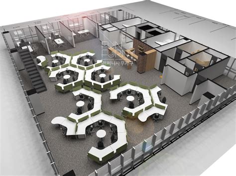 6인 사무실책상 120도책상 배치 비교 네이버 블로그