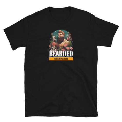 Bearded For His Pleasure Bear Gay Funny Lgbtq Rainbow Gay Daddy Bear