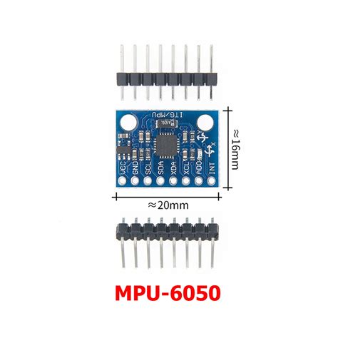 M Dulo Girosc Pio 3 Eixos Arduino Aceler Metro MPU 6050 GY 521 6050
