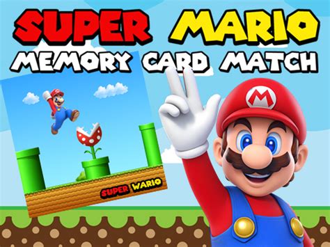 Super Mario Memory Card Match Play Now On