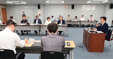 진주시 우주항공산업 육성 기본계획 수립 용역 중간보고회 개최
