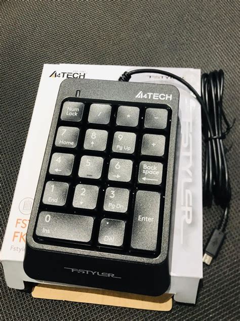 a4tech fstyler fk13m numeric keypad micro usb black computers and tech