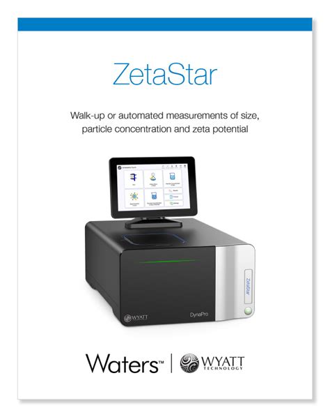 ZetaStar Brochure Request Waters Wyatt Technology