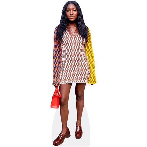 Carlacia Grant Short Dress Mini Cardboard Cutout Standee