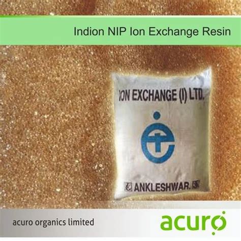 Beads Golden Indion NIP Ion Exchange Resin At 200 Litre In New Delhi