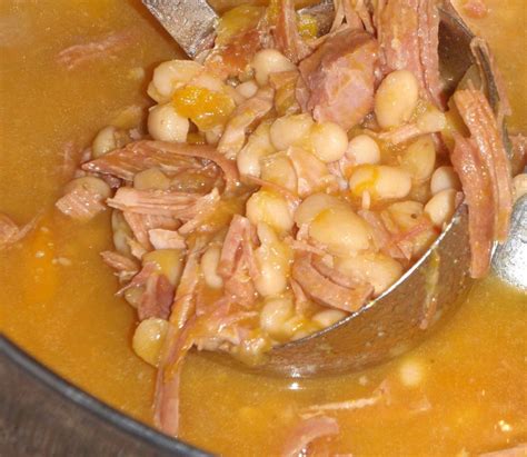 Ham And Bean Pumpkin Soup