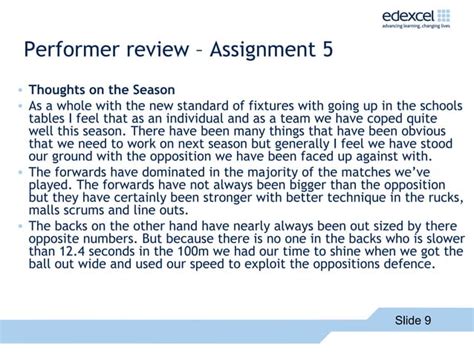 Unit 2 Performance Analysis Ppt