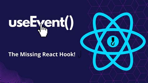 Useevent The Missing React Hook Youtube