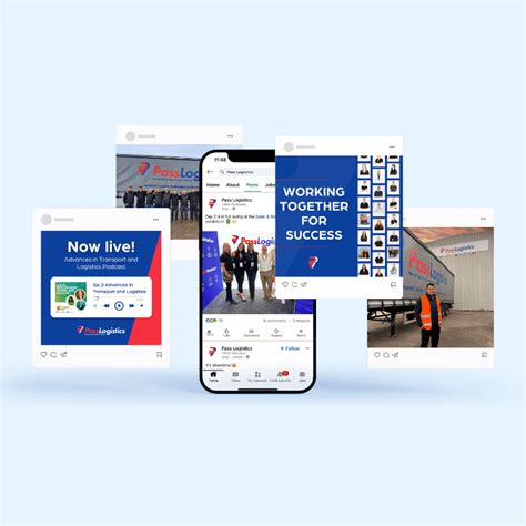 Pass Logistics Social Media Case Study Bubble