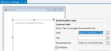 Bunifu Textbox Bunifu Framework Docs
