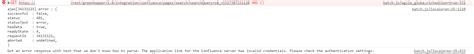 Error While Searching When Linking Jira Board To Confluence Space