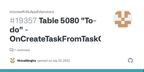 Table 5080 To Do Oncreatetaskfromtaskonbeforestartwizard · Issue