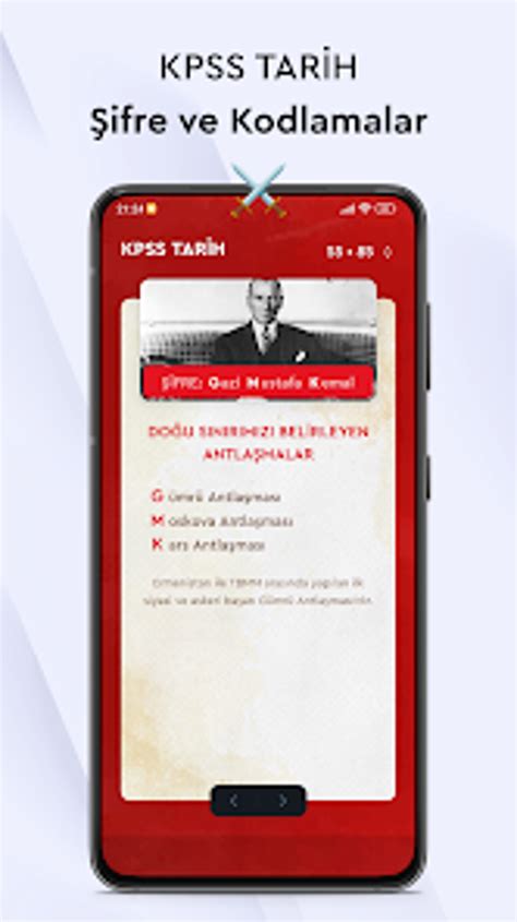 KPSS Tarih Şifre ve Kodlamalar für Android Download