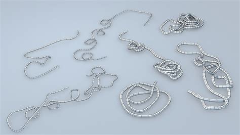 Assorted Ropes 3d Model