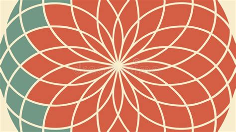 Geometric Radial Pattern Vector Abstract Design And Decorative Art