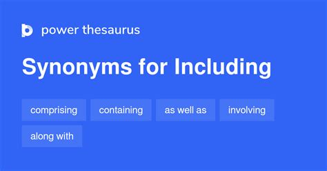 INCLUDING Synonyms 1 198 Similar Words Phrases