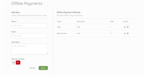 Payment Method Selection Not Listing Offline Payments Issue