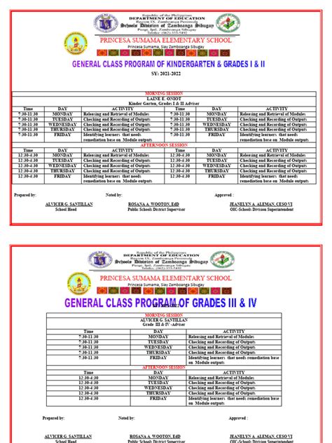 General Class Program 2021 2022 Pdf General Class Program 2021 2022 Pdf