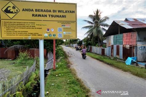 BPBD Pasang Rambu Evakuasi Di Desa Rawan Bencana Alam Di Aceh Barat ANTARA News Aceh
