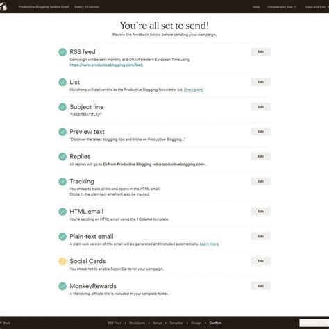 How To Set Up An Automated Email Newsletter With Mailchimp Productive Blogging