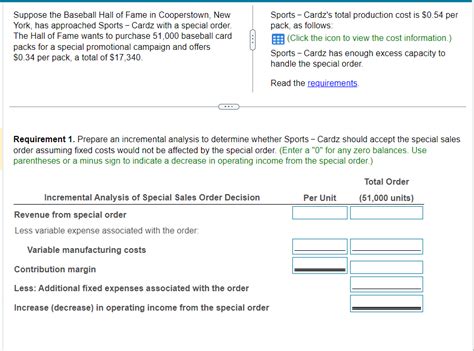 Solved Requirement Prepare An Incremental Analysis To Chegg