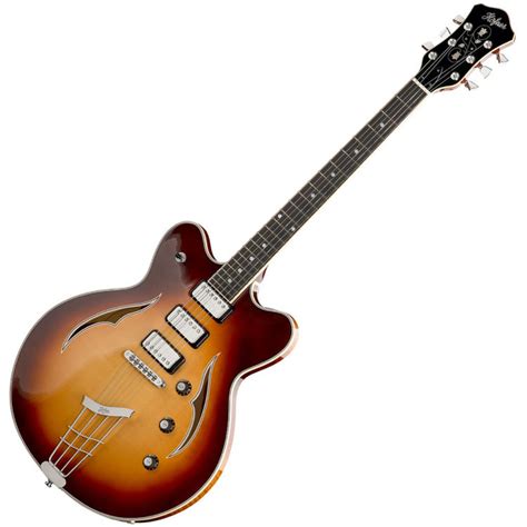 Hofner German Verythin Custom Electric Guitar Sunburst Ex Demo At