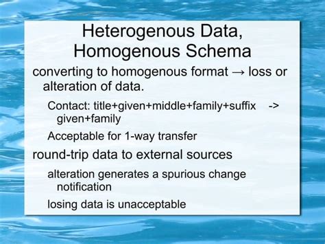Loose Schema Databases And Heterogenous Data PPT