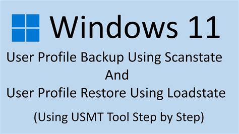 User Migration Using Usmt Tool In Windows 11 By Deepak Sood Video 19 Tech Guru Youtube