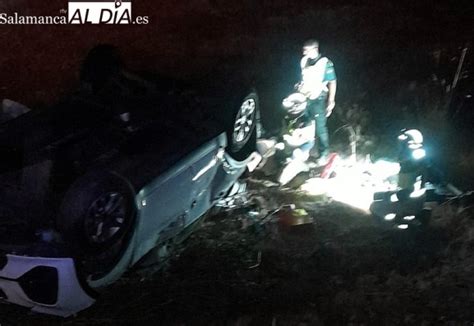 Herido El Conductor De Un Turismo Tras Salirse De La Vía En La Zarza De