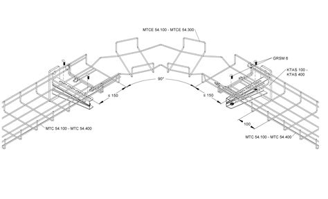 Mesh Cable Tray Without Threaded Rod