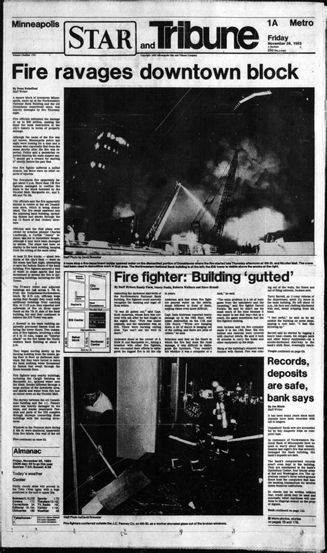 Star Tribune On Twitter A Look Back At The Archives On Thanksgiving