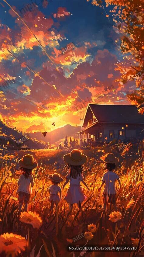 Ai创作图动漫场景插画 唯美治愈画面 插图配图壁纸美图 日系风景插画 黄昏场景插画 新海诚动漫风装饰画 女学生夕阳下插画 日系风插画 插画风景画 治愈系唯美插画 日系插画插画 治愈系插 日系