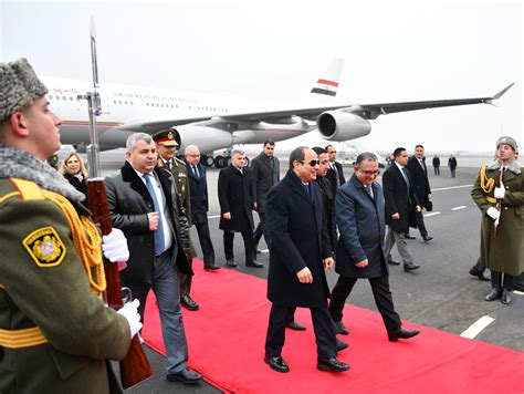 الرئيس السيسي يصل أرمينيا أول زيارة لرئيس مصري منذ استقلالها صور