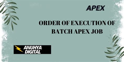 anuhya digital on linkedin order of execution of batch apex job