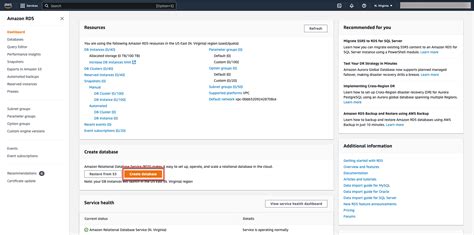 Create And Connect To A Mysql Database With Amazon Rds Create And Connect To A Mysql Database