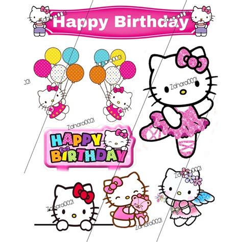 Hello Kitty Cake Topper Printable Hd Printable Free Templates