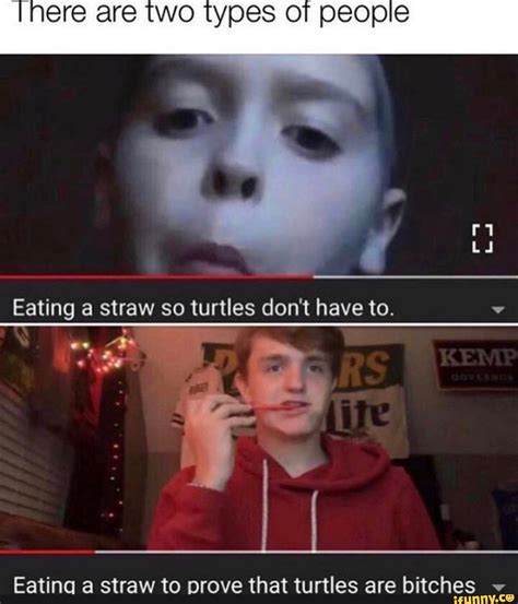 Eating A Straw So Turtles Dont Have To Eatina A Straw To Prove That