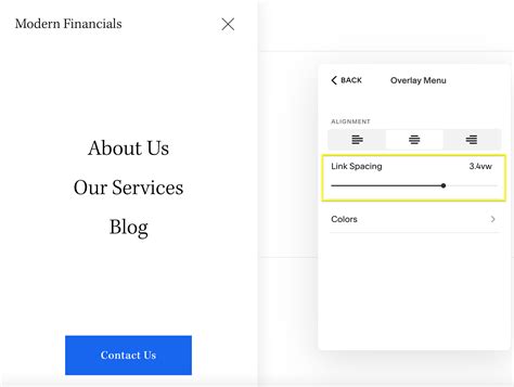 how to adjust your mobile menu in squarespace 7 1 and 7 0 brine — big