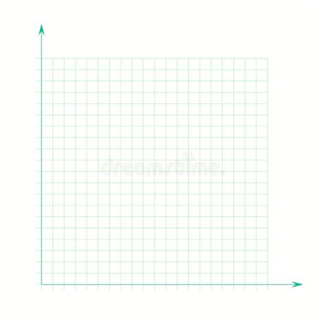 Grid Paper Mathematical Graph Cartesian Coordinate System With X Axis