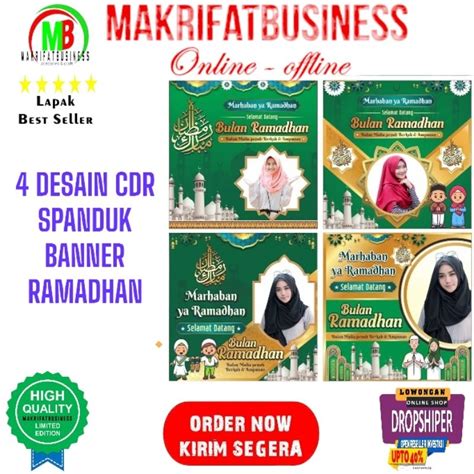Jual 6 Desain Cdr Sapnduk Banner Flayer Pengajian Kegiatan Keagamaan