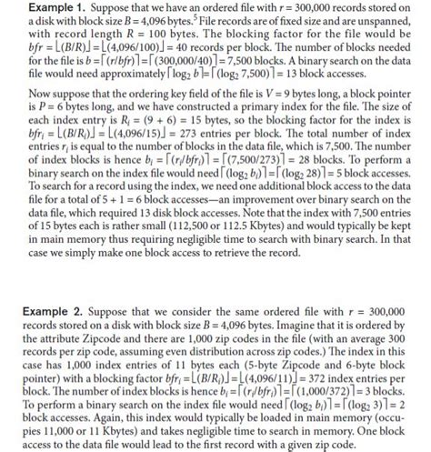 Solved Database Systems Indexing Just Answer C D Please