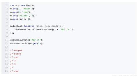 Es6中的 New Map 对象es6 New Map Csdn博客