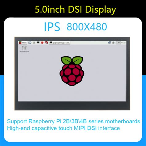 5 0 Inch Raspberry Pi Module 800 480 MIPI IPS TFT DSI Multi Touch LCD Module