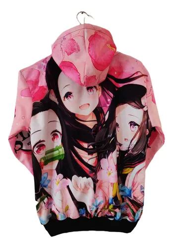 Sudadera Nezuko Demon Slayer Kimetsu No Yaiba Anime Cosplay Envío gratis