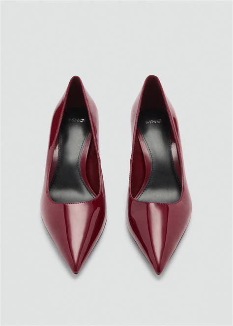Patent Leather Heel Shoes Women Mango Usa