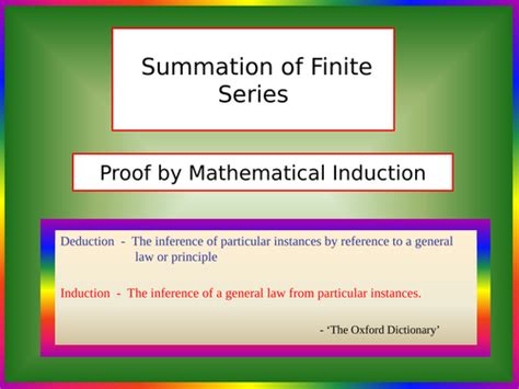 Core Pure Proof By Mathematical Inductionpptx Teaching Resources Core Pure Proof By Mathematical Inductionpptx Teaching Resources