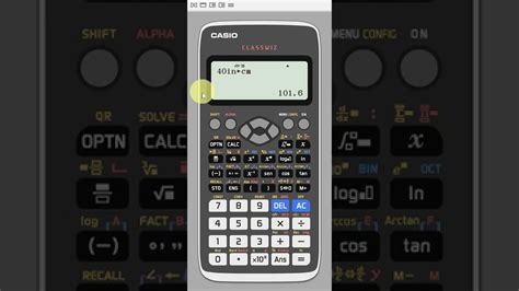 Conversión De Unidades Con La Casio Classwiz Fx 570sp 991sp X X Ii