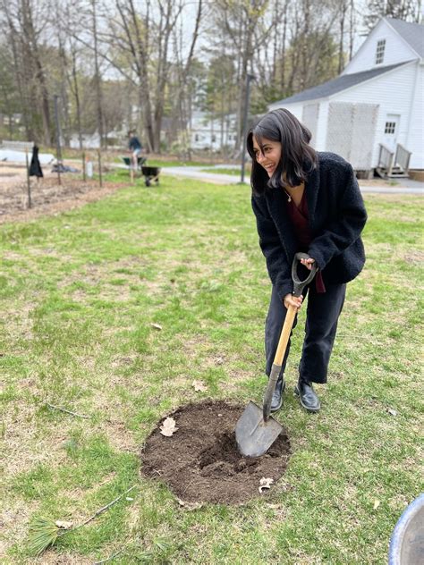 On Arbor Day Students Plant A Tree And Celebrate Bowdoins New Tree